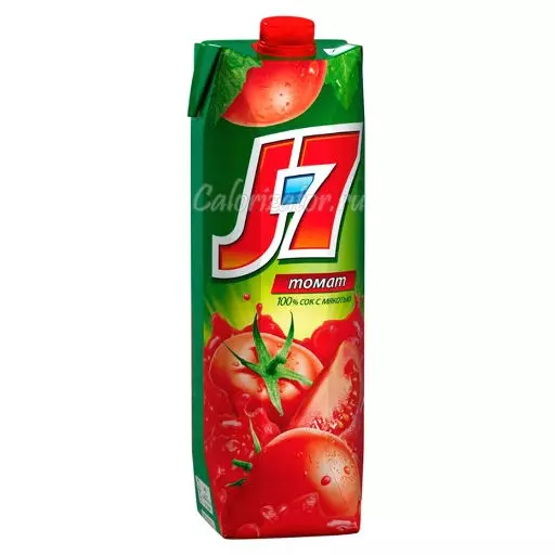 Tomato Juice J-7 na may laman