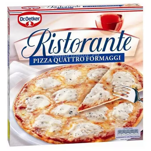 Pizza Ristorante Quattro Formaggi - Kalori, Berguna sifat, manfaat dan bahaya, Deskripsi