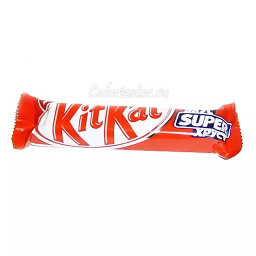 Suklaa Kittkat Maku Super Crunch - kalori, hyödylliset ominaisuudet, edut ja haitat, kuvaus