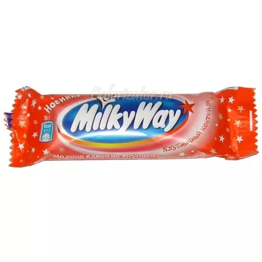 შოკოლადის Milkyway მარწყვის კოქტეილი