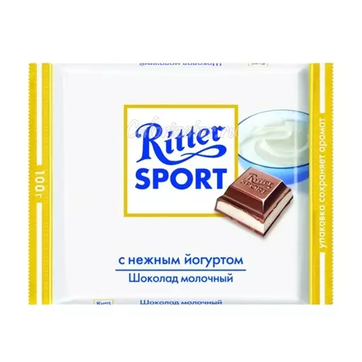 Susu sukan ritter coklat dengan yogurt yang lembut