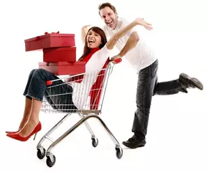 Shoppingzụ ahịa na-anọchi anya na mgbatị ahụ