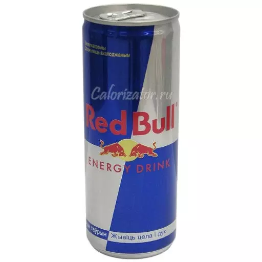 Ред Бул енергетски пијалок - калории, корисни својства, бенефиции и штета, опис