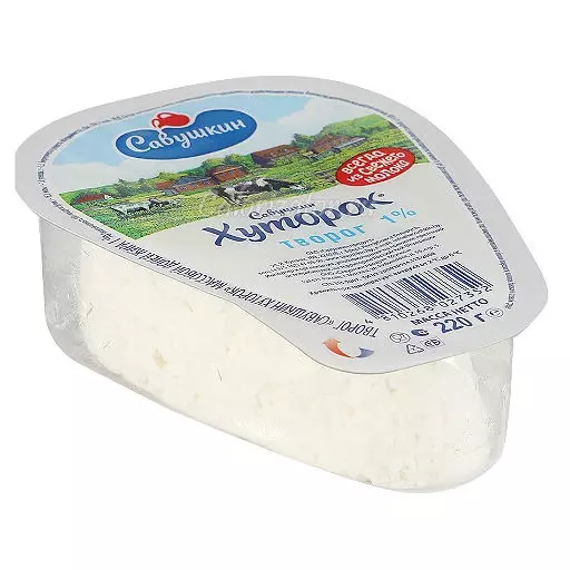 Викендица сир сапусхусхкин Кхуторок 1% - Калоричност, корисна својства, користи и повреда, опис