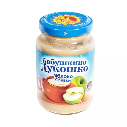 Mashed Babushkino Lukoshko Apple Cream