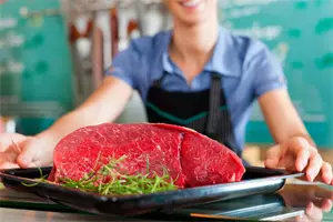 Dieta de carne para a perda de peso durante 10 días