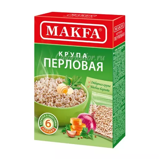 Pearl Cereals Makfa pussissa