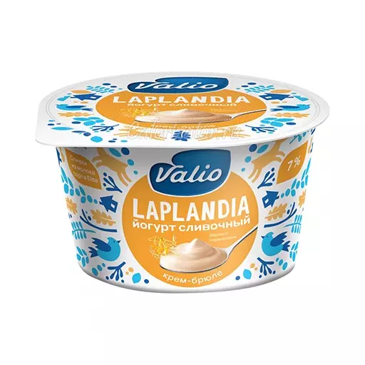Yoghurt Valio Lapandia Cream Cream Brunel 7%