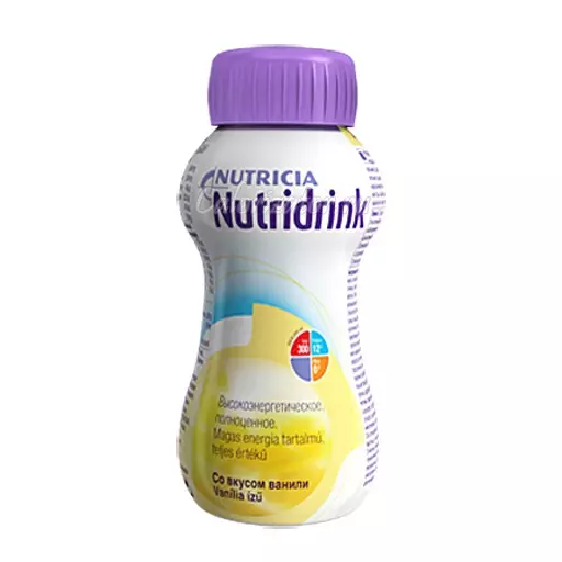 Nutridrink ọṅụṅụ na vanilla flavor