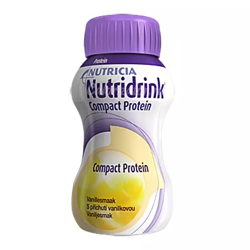 Dzert NutridRink kompakto proteīnu ar vaniļas garšu