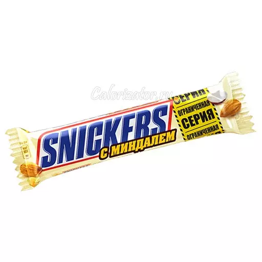 Snickers taċ-ċikkulata bl-lewż