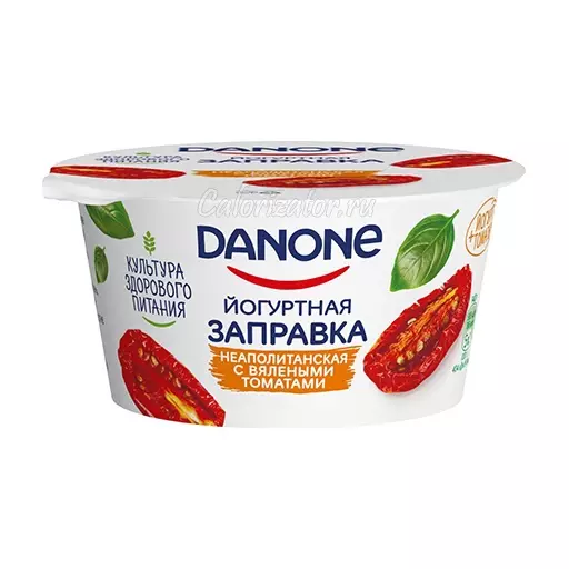 দই শুকানো টমেটো সঙ্গে Danone নেয়াপোলিটান জ্বালানি ভরার