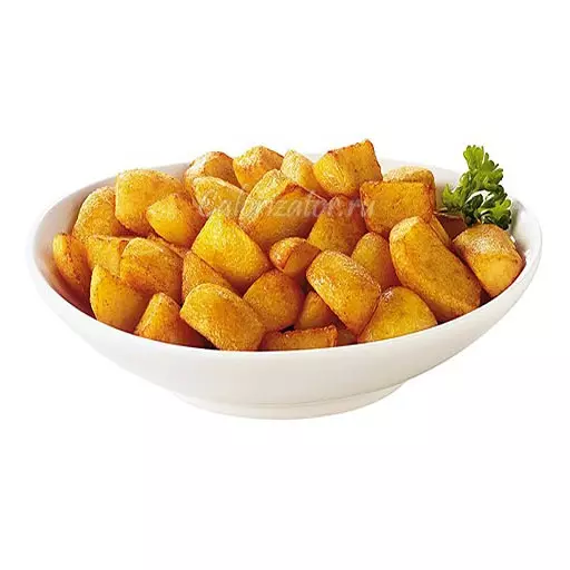 튀긴 감자 - 칼로리, 유익한 재산, 혜택 및 해로움, 설명