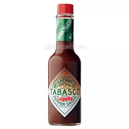 Tabasco Pepper Chipotle سس - کالری، خواص سودمند، مزایا و آسیب، توضیحات