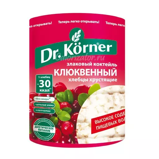الخبز Dr.Korner العشب كوكتيل التوت البري