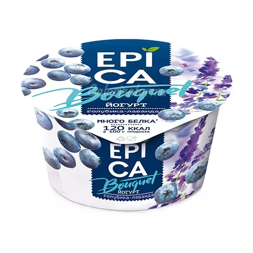 Yogurt Epica ช่อดอกไม้สีน้ำเงินลาเวนเดอร์